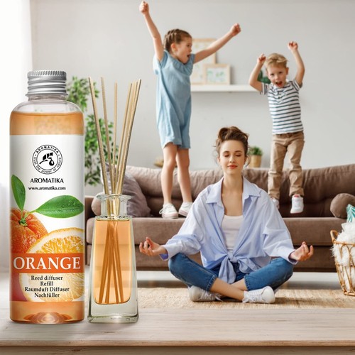 Orange Reed Diffuser Refill 6.8 Fl Oz - Room Fragrance Diffuser w ...