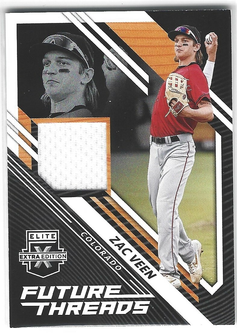 ZAC VEEN 2021 ELITE EXTRA EDITION FUTURE HEROES JERSEY ROCKIES K0 | eBay