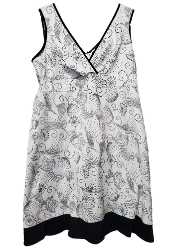 Jonathan Martin Studio Surplice Sleeveless Floral Fit & Flare Dress ...