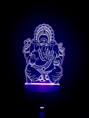 Ganesha LED Acrylic night light | eBay