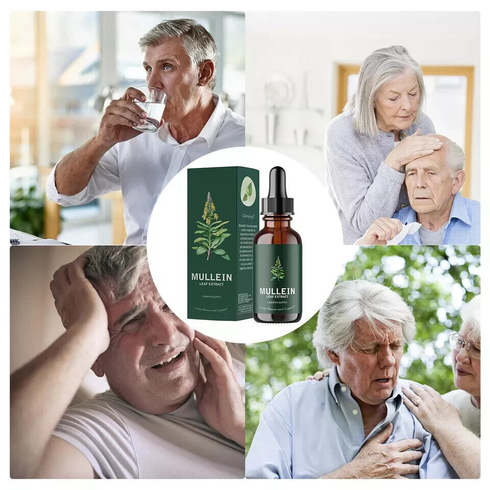 Mullein Leaf & Chlorophyll Extract Drops For Lung Detox Healthcare ...