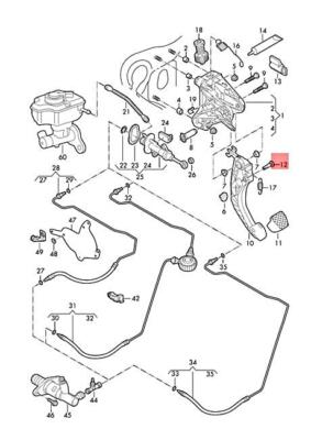Genuine Mounting Pin VW SKODA AUDI SEAT Arteon Golf R32 Gti Rabbit ...