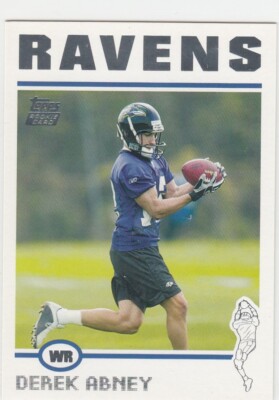 DEREK ABNEY 2004 TOPPS FOOTBALL NFL - 371 RC | eBay