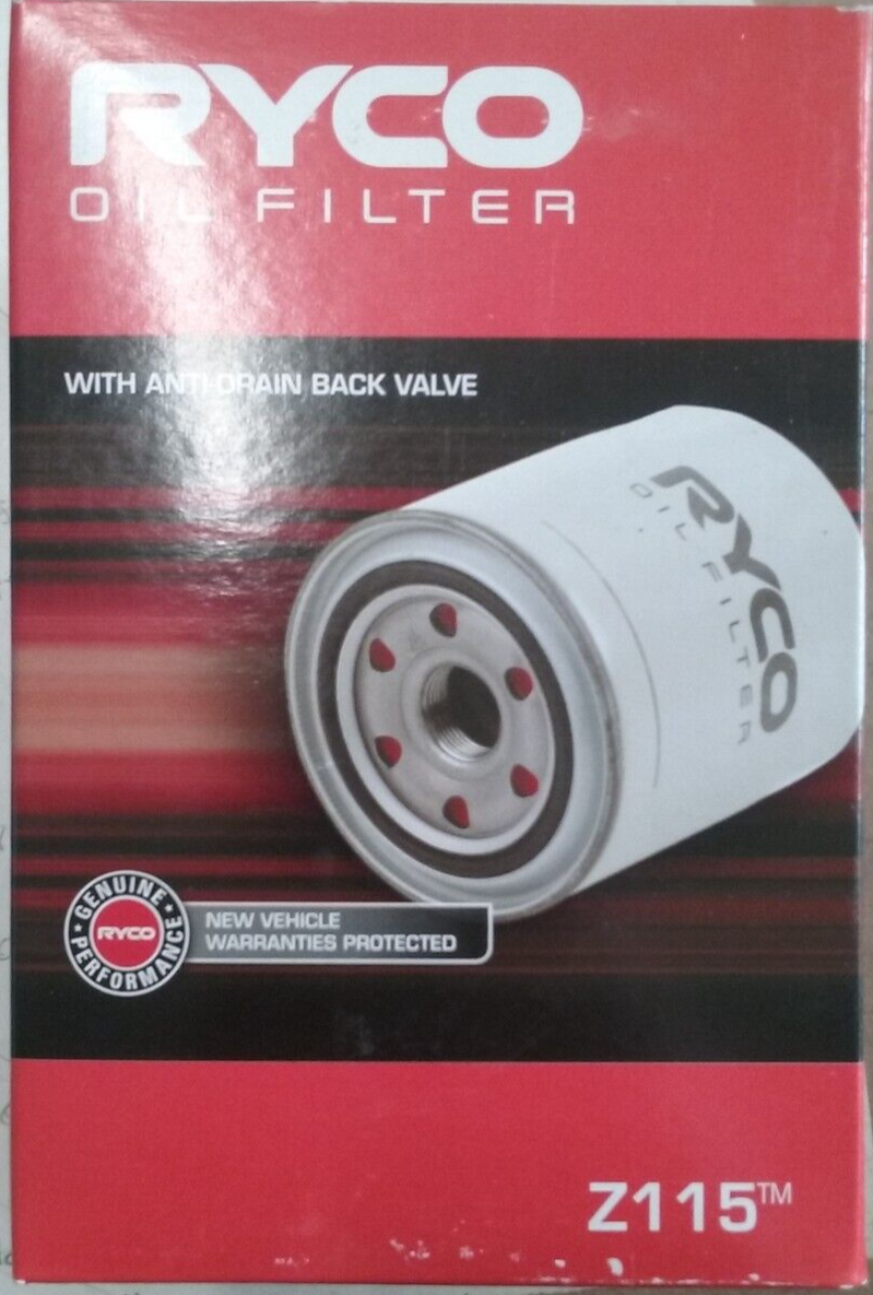 Z115 - RYCO OIL FILTER | eBay