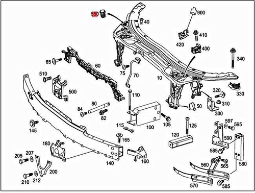 Genuine MERCEDES A205 C205 C218 C238 S205 S213 W205 Stop buffer ...