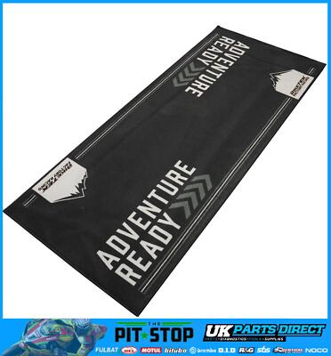 Biketek Adventure Grey Motorcycle Bike Pit Garage Mat for Triumph - 190 ...