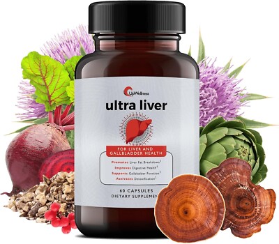 UpWellness Ultra Liver Supplement for Liver Health and Gallbladder ...