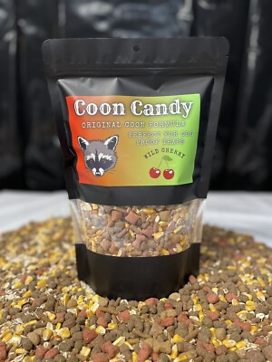 “Wild Cherry” Coon Candy Bait…Original Coon Formula… Raccoon Dog Proof ...