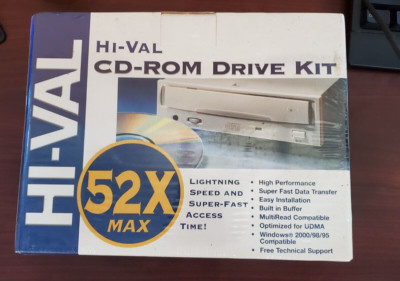 Hi-Val CD-ROM Drive Kit 56X Max UDMA MultiRead Compatible SEALED NEW ...