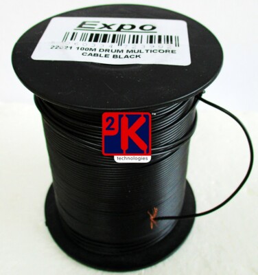Model Railway, Layout Lighting, DCC Chip etc Wire 100m Roll 10/0.1mm 0 ...