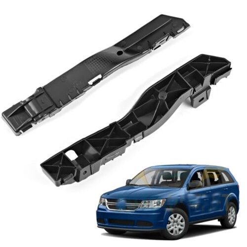 2 Pcs Car Front Left Right Side Bumper Bracket Black For Dodge Journey ...