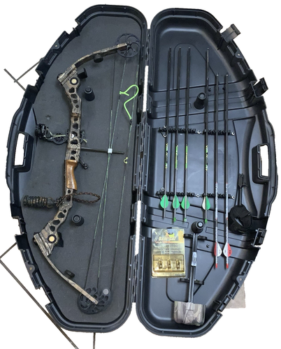 Mathews Archery Bow Solocam Q2XL w/ Arrows w/ Hard Case ~29127-1 | eBay