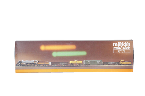 Märklín Mini-Club 8139 The Milwaukee Road Locomotive & Freight Car Set ...