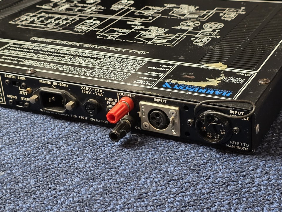 MOS FET AMP HARRISON X150 DUAL CHANNEL POWER AMPLIFIER | Parts / Repair ...