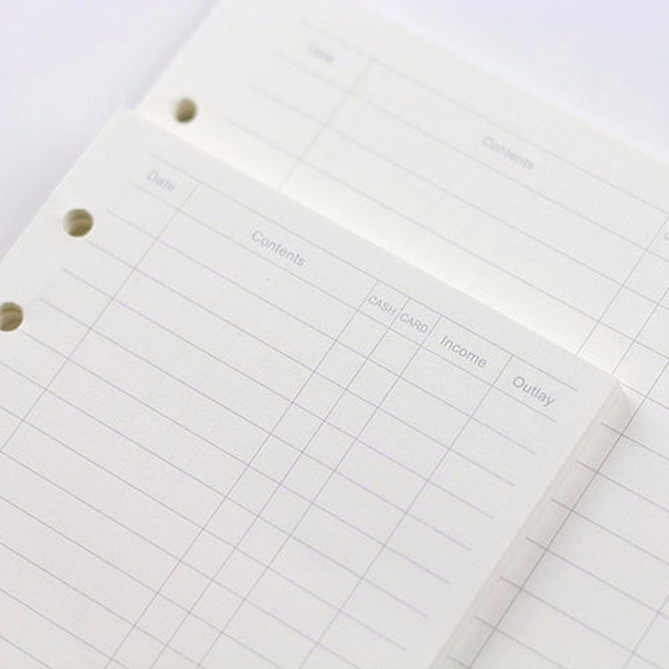 A5/A6/A7 Planner Diary Insert Refill Schedule Organiser Plan 45Sheet ...