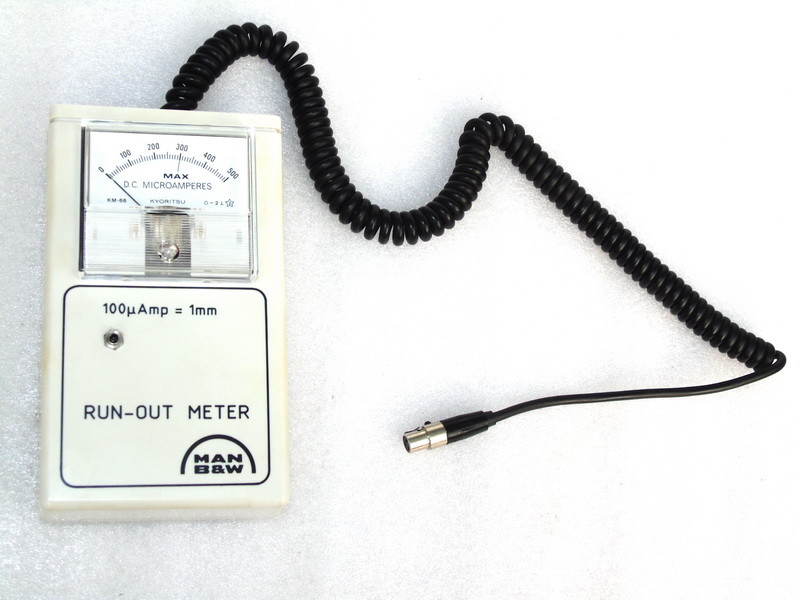 KYORITSU MAN DIESEL BURMEISTER WAIN B&W RUN OUT METER MARINE SHIPS ...