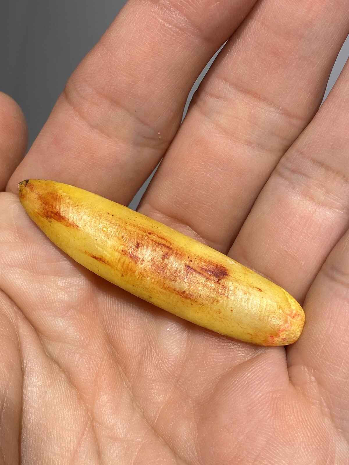 Early Italian Alabaster Stone Vegetable Miniature Alabaster Yellow Red ...