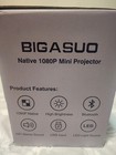 BIGASUO B-509 NATIVE 1080P MINI PROJECTOR DAMAGED BOX. NEW ITEM. | eBay