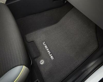 OEM 2020 Hyundai Venue BLACK CARPETED FLOOR MATS 4 PC SET (K2F14AC000 ...