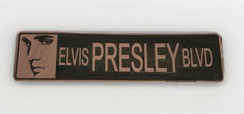 Elvis Presley Blvd Street Green Sign Vintage 16” x 4” NUC | eBay