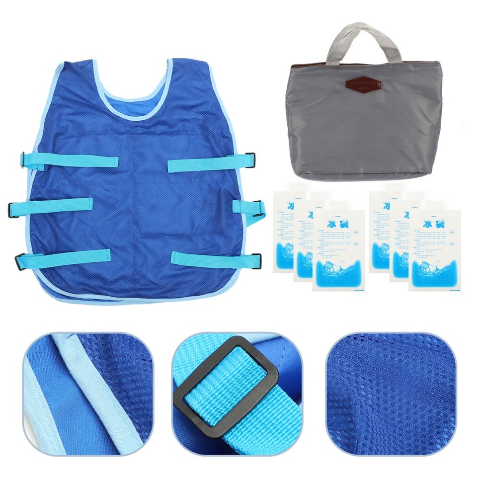 Cooling Clothes Hot Weather Ice Pack Jackets Cold Vest Men Cooling Vest ...