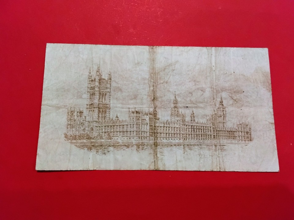 JOHN BRADBURY ONE POUND 1917-1939 TREASURY BANKNOTE -NICE "GEORGE V ...