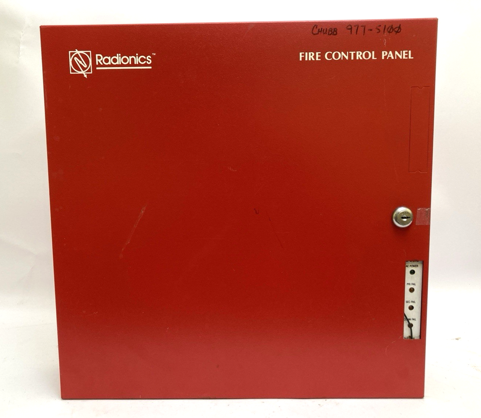 RADIONICS BOSCH OMEGALARM D7212 E1 FIRE ALARM CONTROL PANEL GREAT COND ...