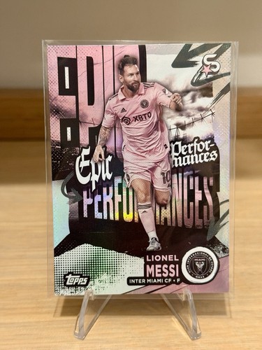 2024 Topps MLS Superstars Lionel Messi EPIC PERFORMANCES #EP-10 Inter ...