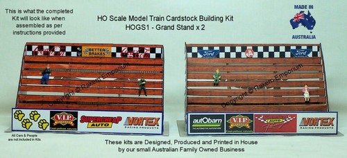 Grandstand Seating X 2 Model Railway Building Kit HO Scale HOGS1 for ...