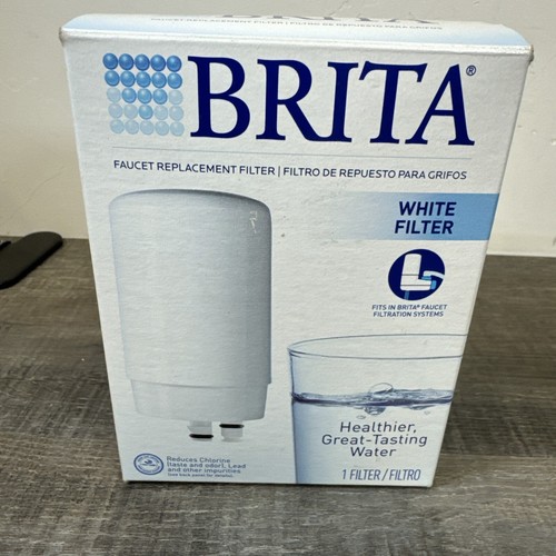 Brita Faucet System Replacement Water Filter Cartridge White Finish FR ...