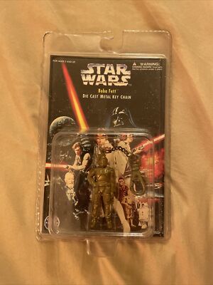 Boba Fett 1997 STAR WARS Die Cast Metal Key Chain (Brand New!) Sealed ...