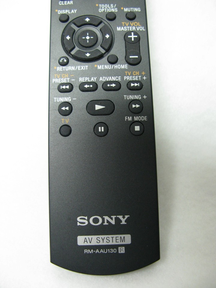 Sony AV System Remote Control RM-AAU130, Genuine Original | eBay