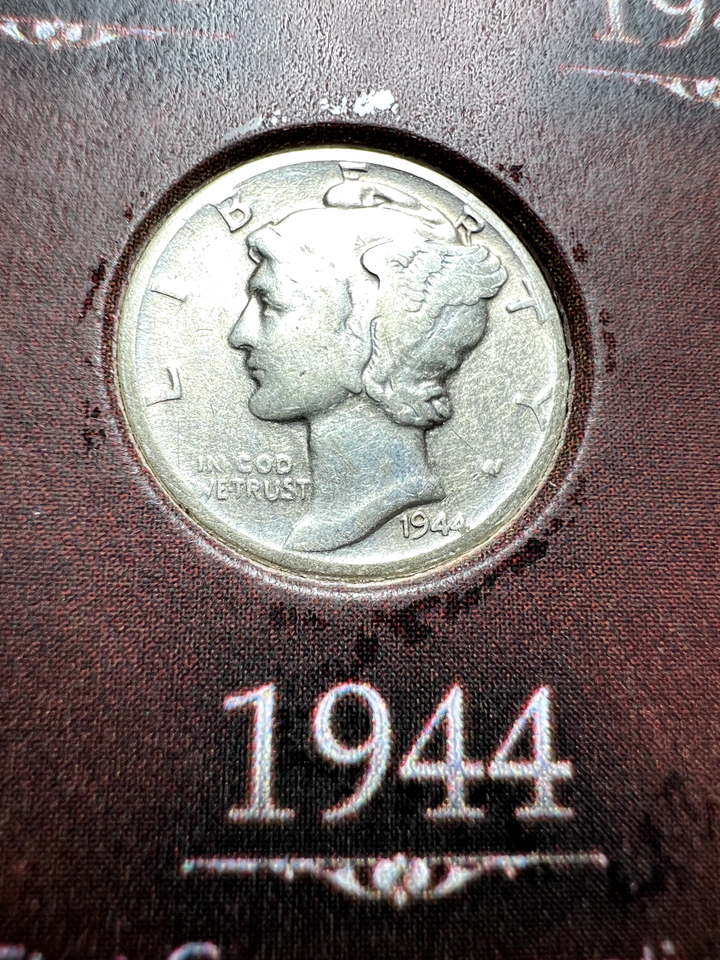 First Commemorative Mint: Last Ten Years Mercury Dimes 1936-1945 w COA ...