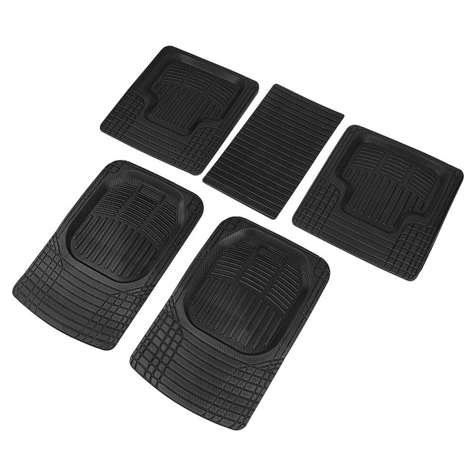 5PCS Full Set Carpets Car Floor Mats XPE Non-Slip All Weather For ...