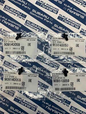 4x OEM 2008-2019 Subaru Bumper Cover Retainer Clips Impreza Crosstrek ...