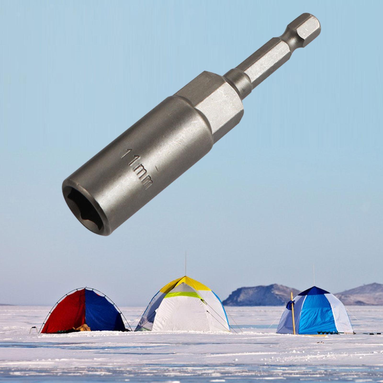 5X Ice Auger Drill Adapter Sleeve Ice Fishing Accessories Ice Auger ...
