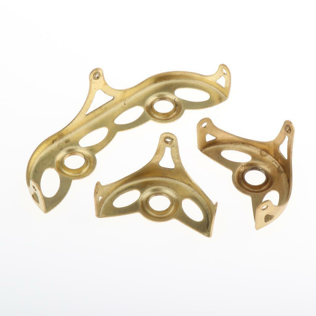 3 Pieces Metal Saxophone Key Guard Holder Protective Parts for Alto Sax ...