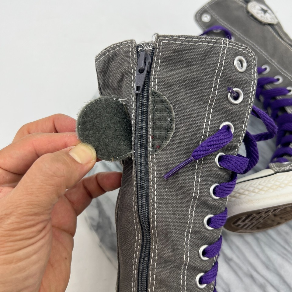 Converse Super High Top Sneakers Juniors 1 Gray Chuck Taylor All Star ...