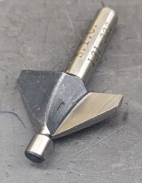 Byrom Chamfering Edge Router Bit HSS 45° 15/16" Chamfer 131-322 USA ...