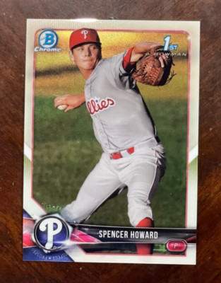 SPENCER HOWARD - 2018 1st Bowman Chrome Prospects #BCP-91 FS QTY | eBay