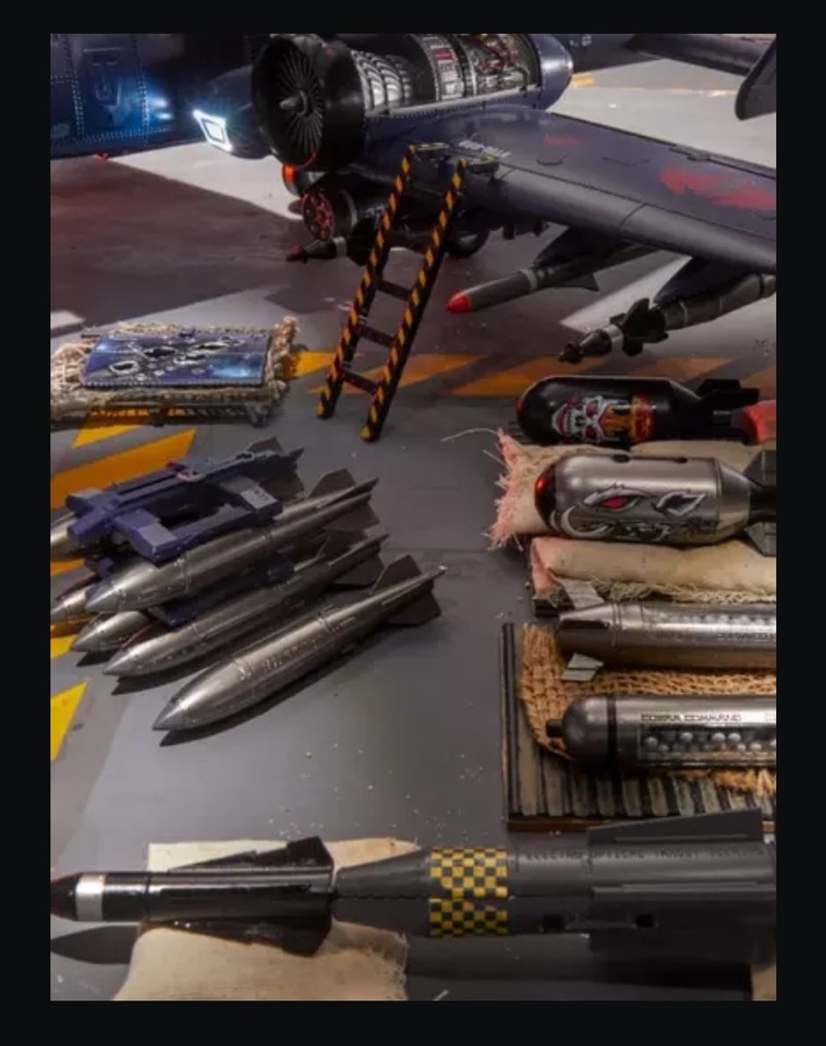 GI Joe Haslab Cobra Rattler Ground Attack Jet JET AND GUNNER | eBay