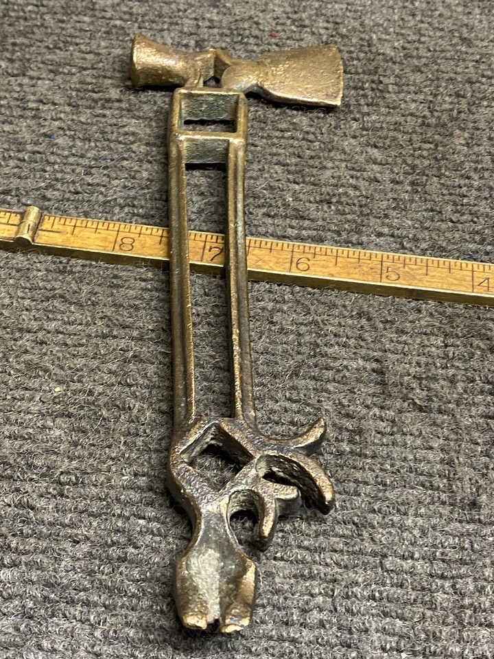 Rare Vintage “ Household Favorite Tool” Brass Multi Function Tool ...