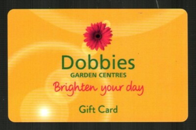 DOBBIES GARDEN CENTRES ( UK ) Red Daisy ( 2014 ) Gift Card ( $0 ) | eBay
