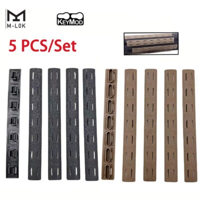 5PCS BCM Rail Panel Cover Mlok KEYMOD Protection System Covers Snap-in ...