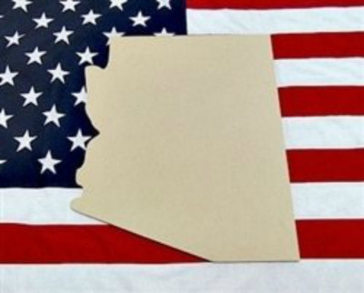 Wood Arizona Shape, State Cutout, MDF Wood Cutout, Wooden Paintable ...