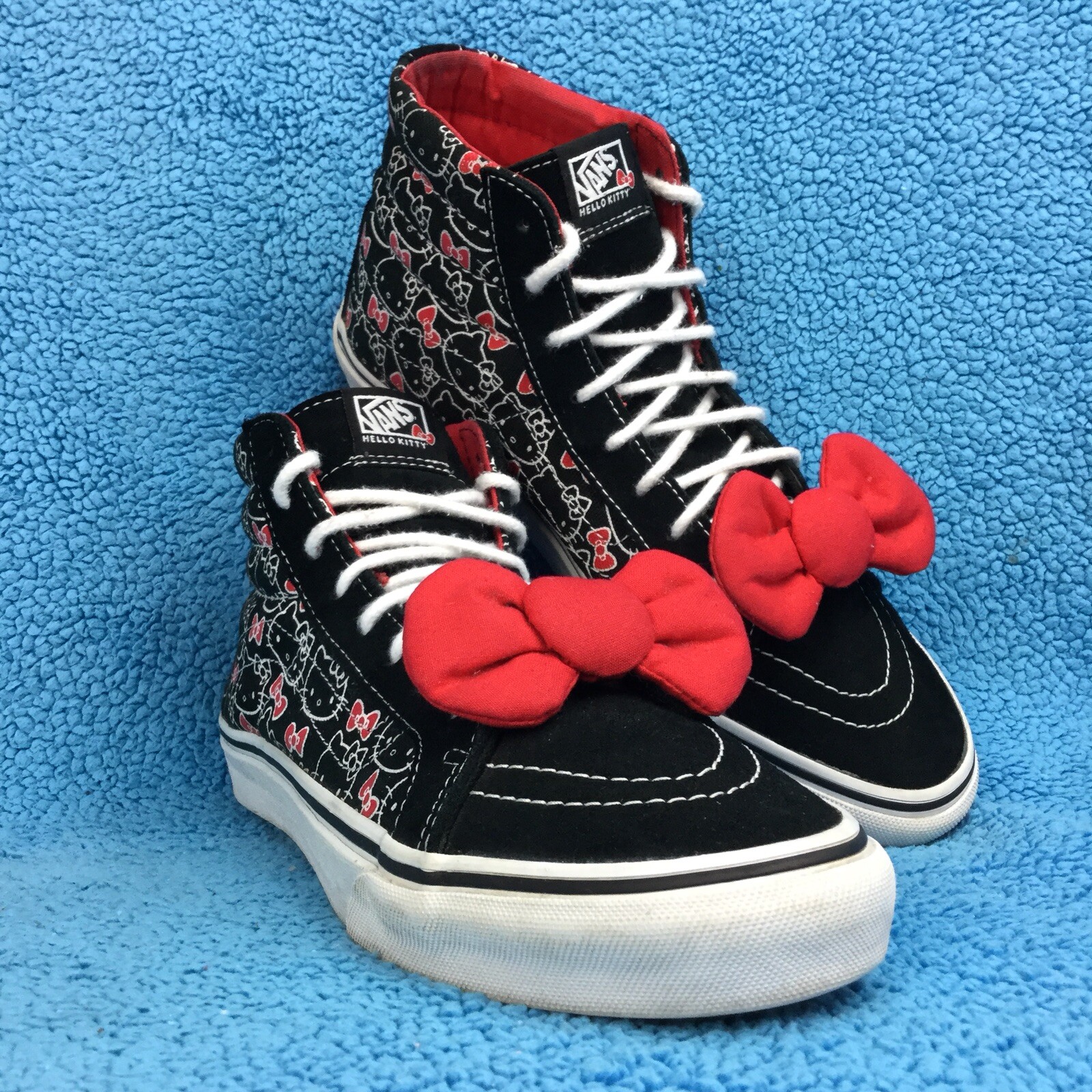 rare VANS x HELLO KITTY White Sanrio Anime SK8 HI old skool AUTHENTIC ...