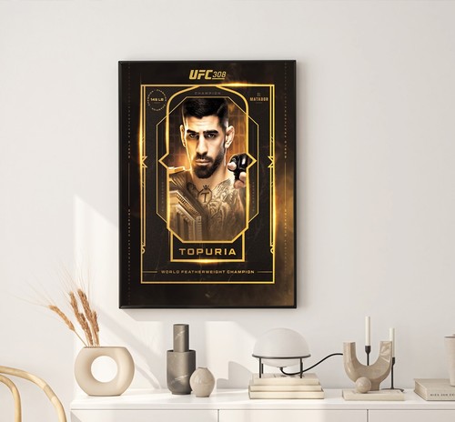 Ilia Topuria Champion UFC 308 2024 Poster, Fan Gift | eBay