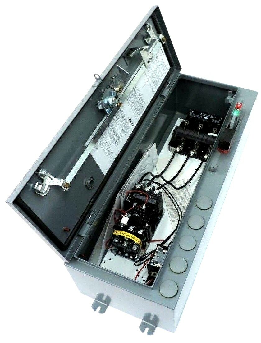 NIB ALLEN BRADLEY 512-BJB-6P STARTER W/DISCONNECT SWITCH SER 1 REV 6-22 ...