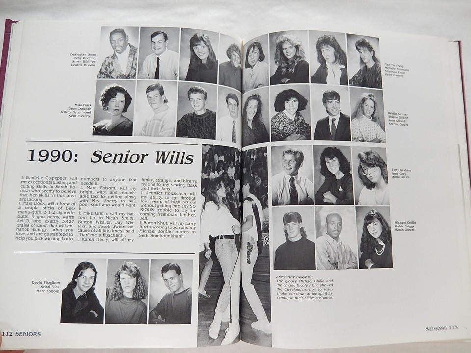 Yearbook, Cleveland High School, Portland Oregon, 1990, "Legend" | eBay