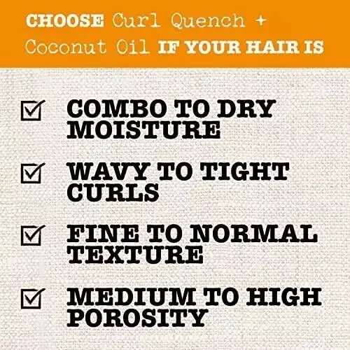 Maui Moisture Curl Quench Plus Coconut Oil Conditioner, 19.5 Ounce ...